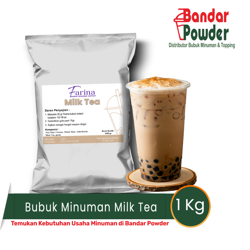 Bubuk Minuman Milk Tea - Farina Serbuk Premium